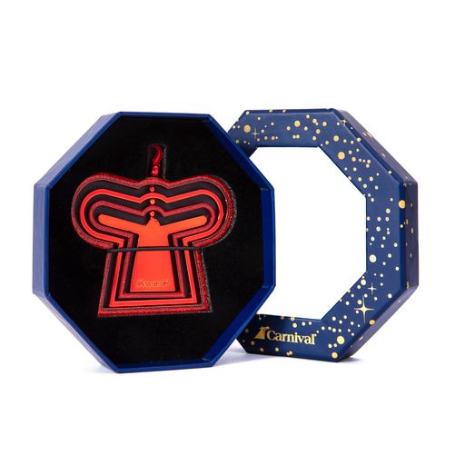 Red Ornament Funnel Spinner – Carnival Cruise Line
